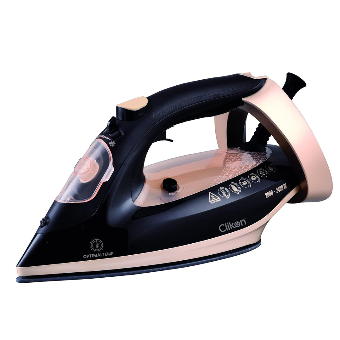 Clikon CK4121 Steam Iron – 2400W, Ceramic Soleplate – Bombay Bazaar ...