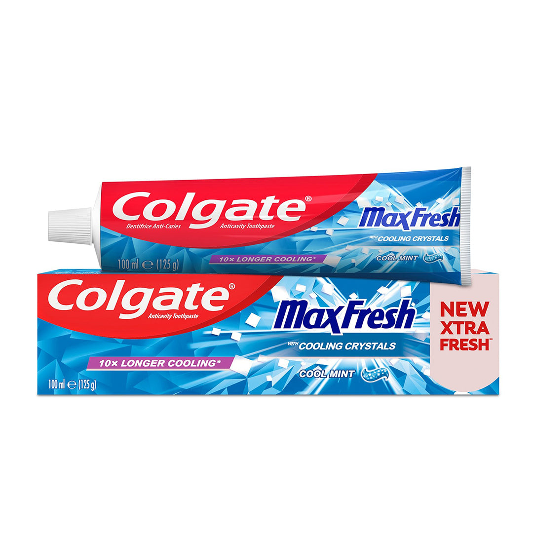 Colgate Max Fresh Cool Mint Toothpaste - 100ml – Bombay Bazaar Supermarket
